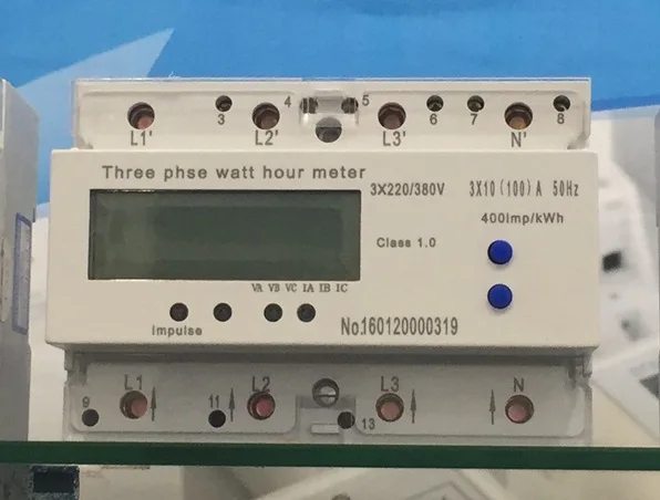 Dts238-2 Zn/s Rs485 Modbus-rtu Three Phase Four Wire Energy Meter ...