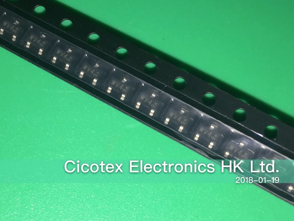 50 unids/lote BAT54S SOT 23 SOT323 WV4, matriz de diodos SCHOTTKY 30V ...