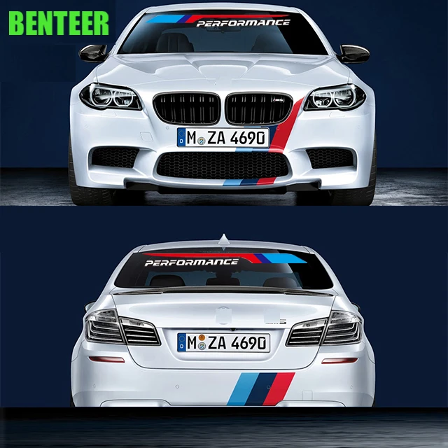 M performance car windscreen windshield sticker for bmw E36 E39 E46 E53 ...