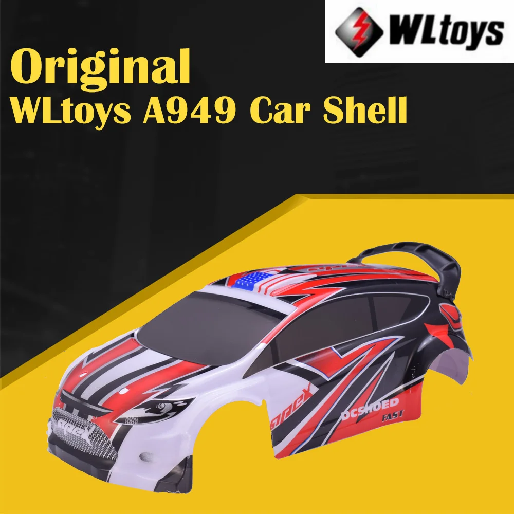 Original WLtoys A949 1/18 carrocería de coche de A949 59 A949 60 rojo ...