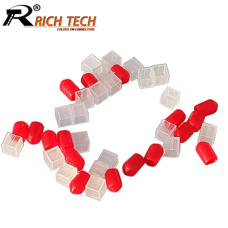 50pcs/25 Pairs SMA Cap Protection Covers White Covers for SMA PCB Mount ...