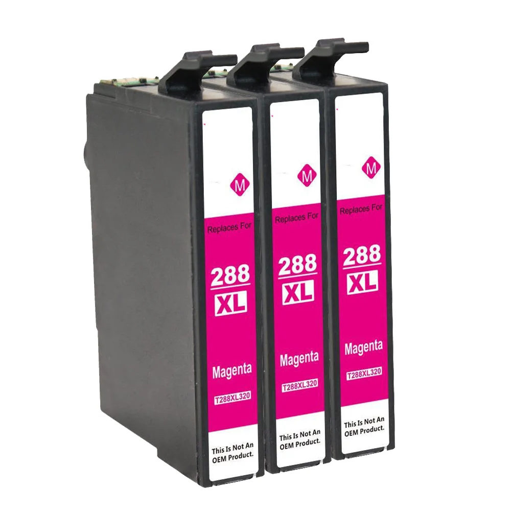 Compatible Ink Cartridge For Epson 288 288XL 3 Magenta 3 Pack For XP Compatible Ink Cartridge For Epson 288 288XL 3 Magenta 3 Pack For XP