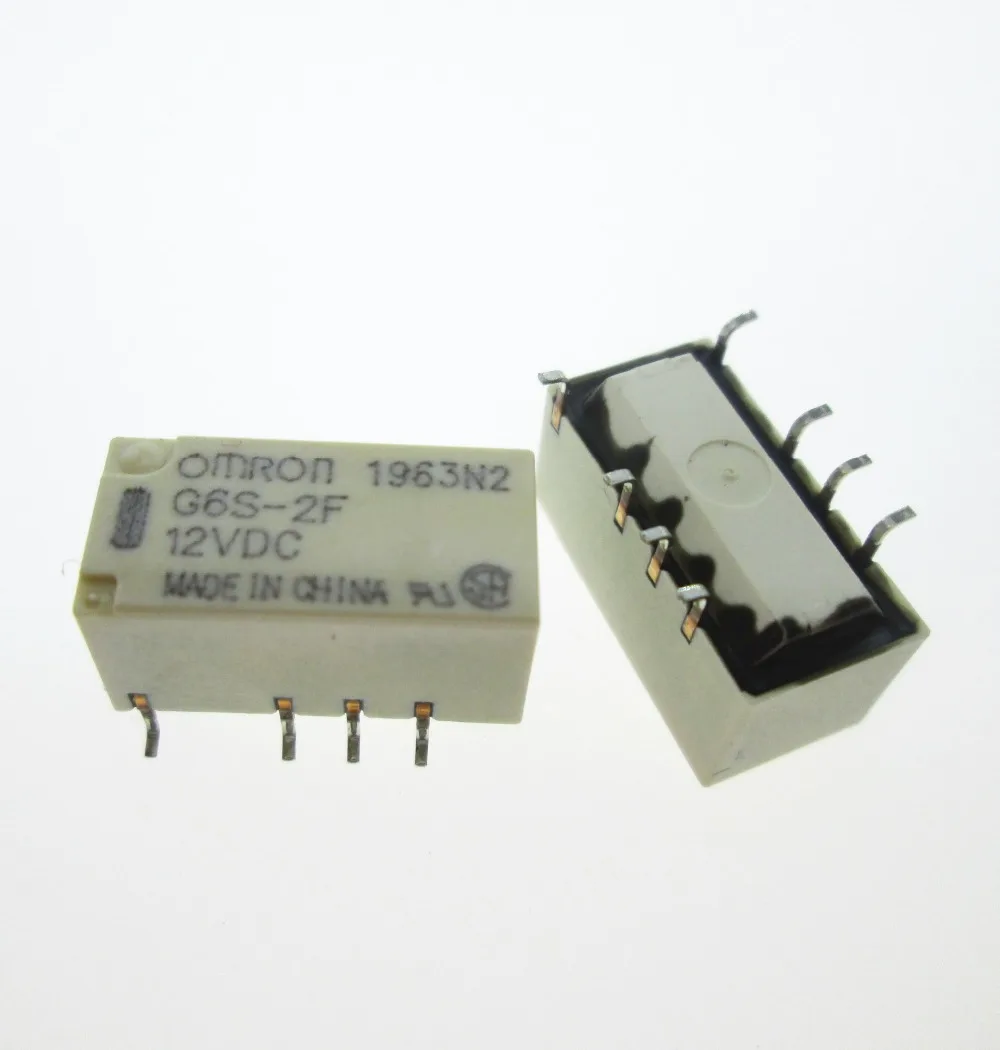 HOT NEW telecommunication 12V relay G6S 2F 12VDC G6S 2F 12VDC G6S2F ...