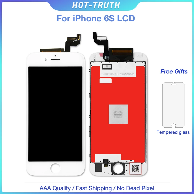 5Pcs No Dead Pixels For Apple iPhone 6s LCD Display 3D Touch Screen ...