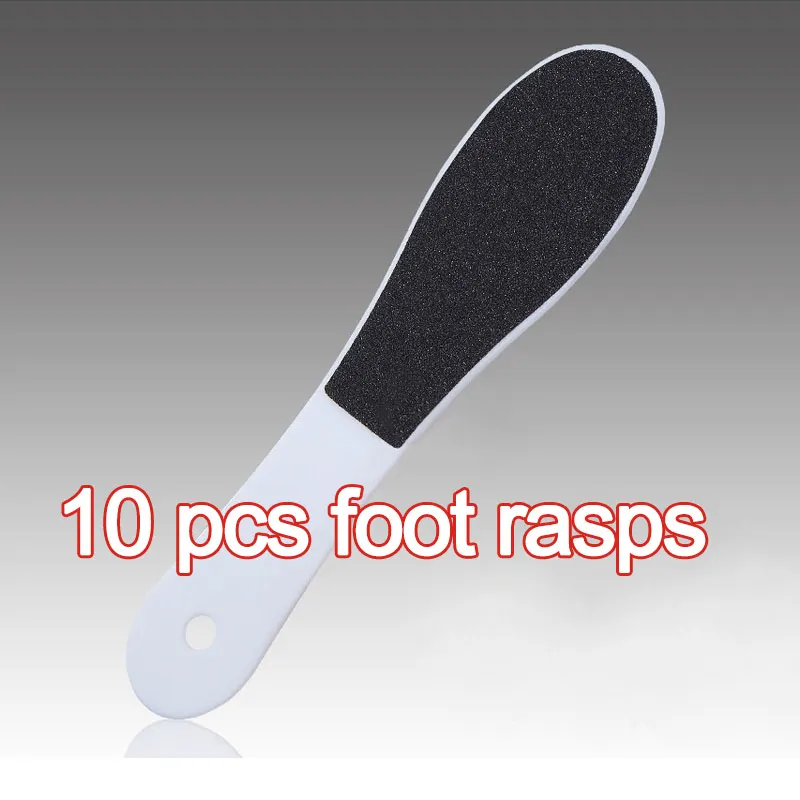 10pc Foot Care Pedicure Foot Buffer File Rasp Sand Plate Double Faced ...
