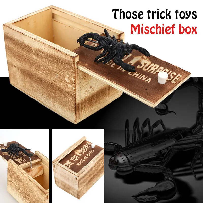 Prank Animal Funny Tricky Toy Funny Prank Toy Shock Prank scare box ...