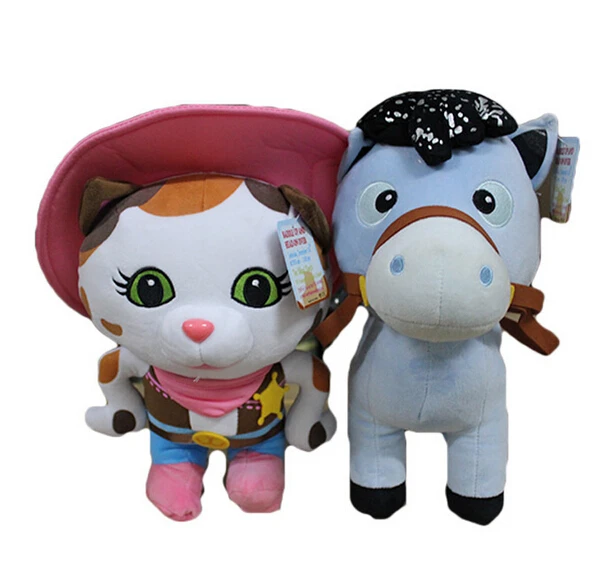Big Size Sheriff Callie's Wild West 38cm Cowboy Callie Cat 32cm Pony ...
