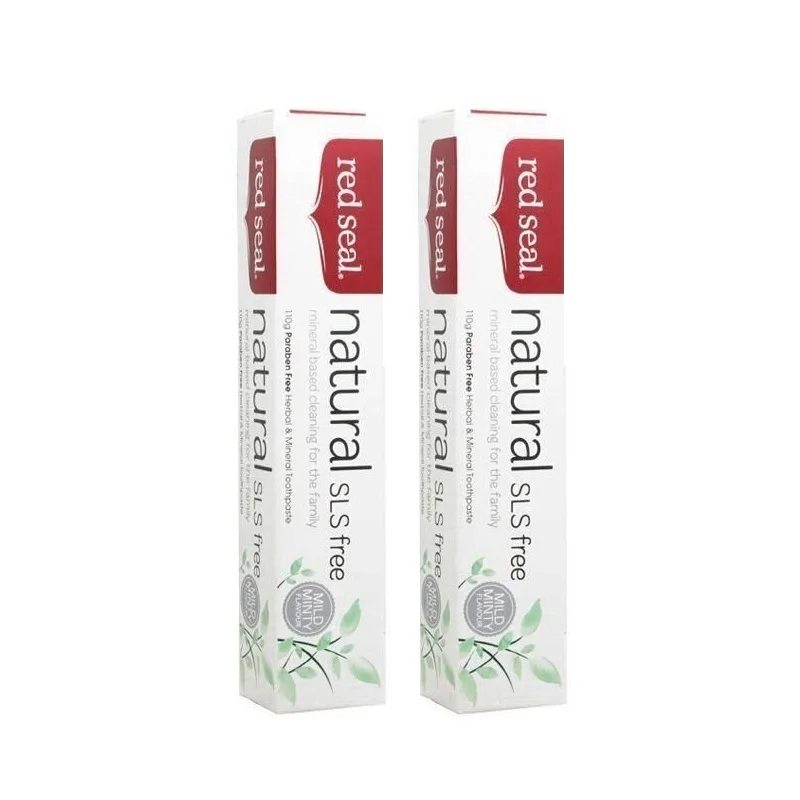 NewZealand Natural Low Foaming Toothpaste 2PCS Mild Minty Taste Protect ...