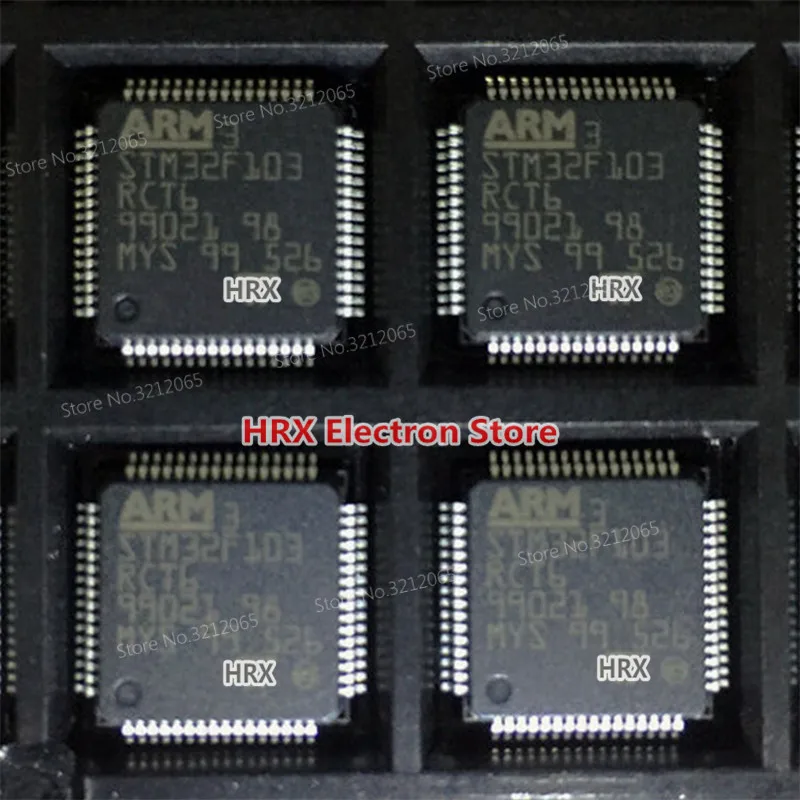 100% New Original STM32F103RCT6 MCU 32BIT 256KB FLASH 64LQFP|stm32f103 ...