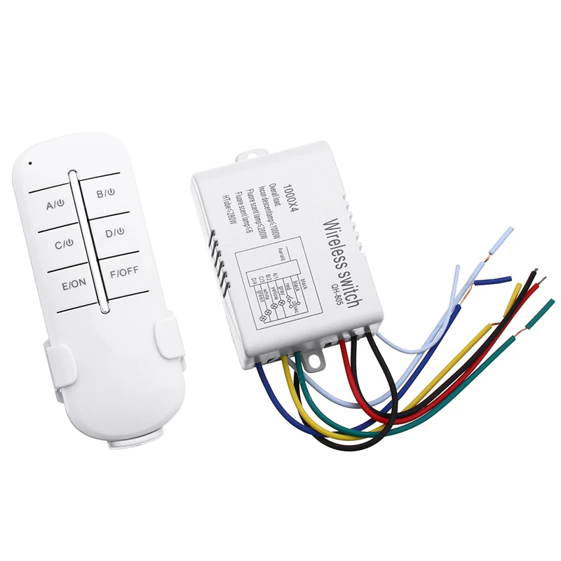 New 10 50m distance wireless remote control switch remote control four ...