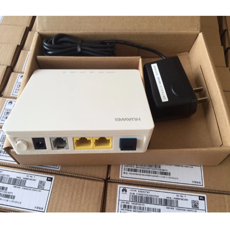 1 adet huawei HG8120C GPON ONU ONT yönlendirici 1GE 1FE 1POTS HGU terminali FTTH fiber modem ...