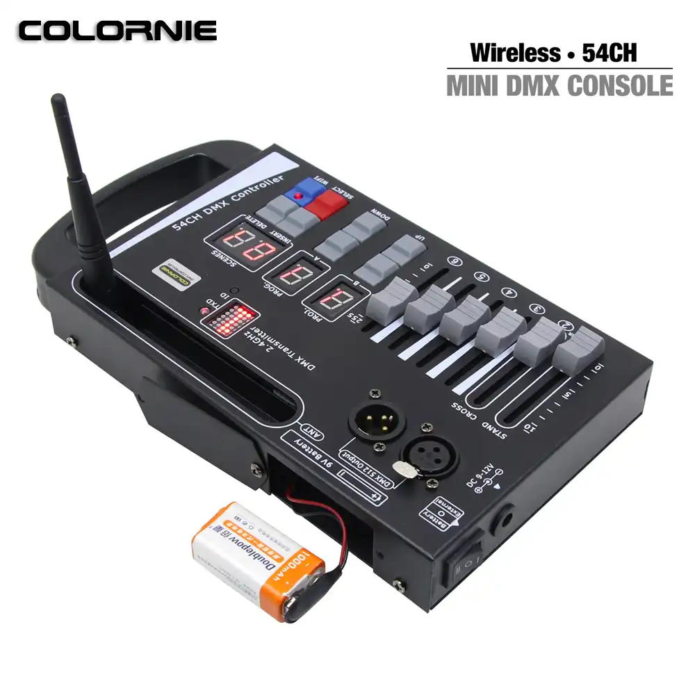 Handheld MINI DMX Wireless Controller For Home KTV DJ Stage Light Can ...