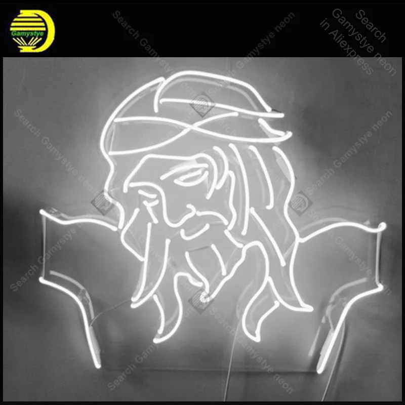 Christ Jesus Neon Sign Religion Handmade Neon Light Decorate Home ...