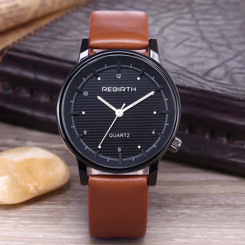 REBIRTH Watch Men Fashion Casual Watches Top Brand Luxury Quartz ...