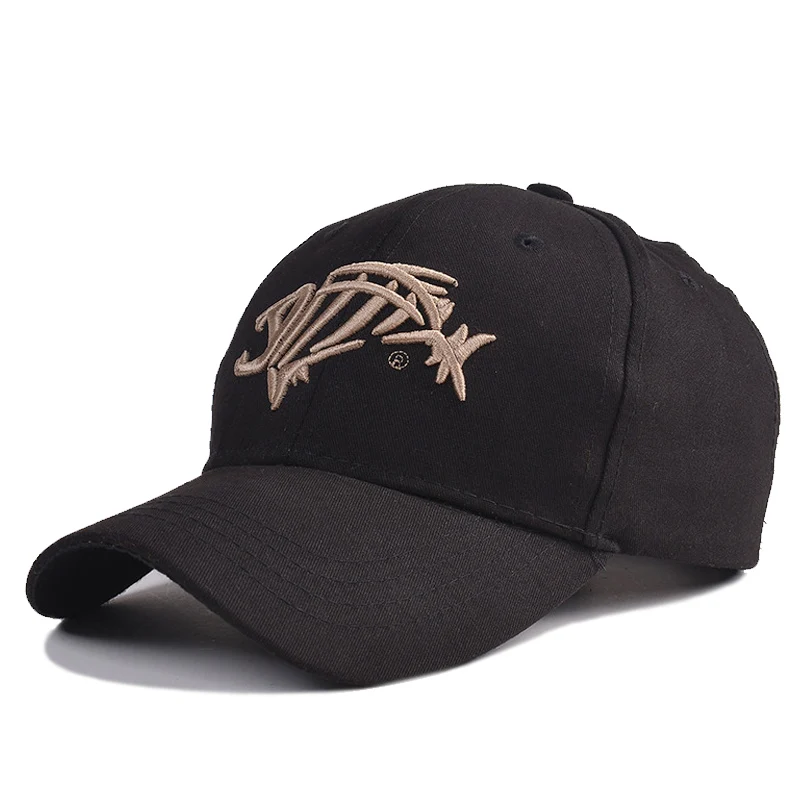2018 Fishing Cap Baseball Cap For Men Sunshade Sun Fish Bone ...