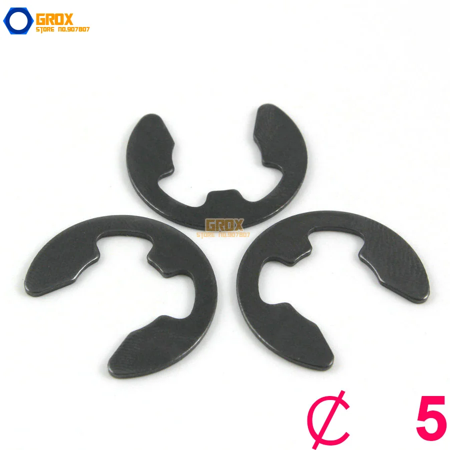 600 Pieces 5mm Steel E Circlip Retaining Ring|retaining ring|circlip ...