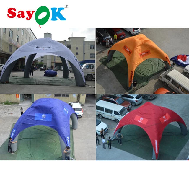 6m Dia High quality PVC inflatable canopy, inflatable car garage sale ...