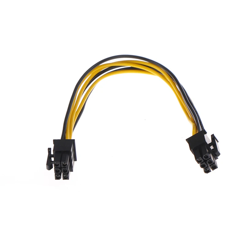 1x Power Cable 6 Pin Molex to 6 Pin PCI Express PCIE Video Card Power ...