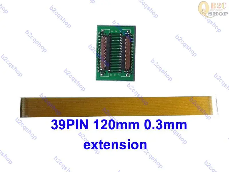 39Pin to 39Pin ZIF 0.3mm connector adapter extension MIPI FFC FPC cable ...