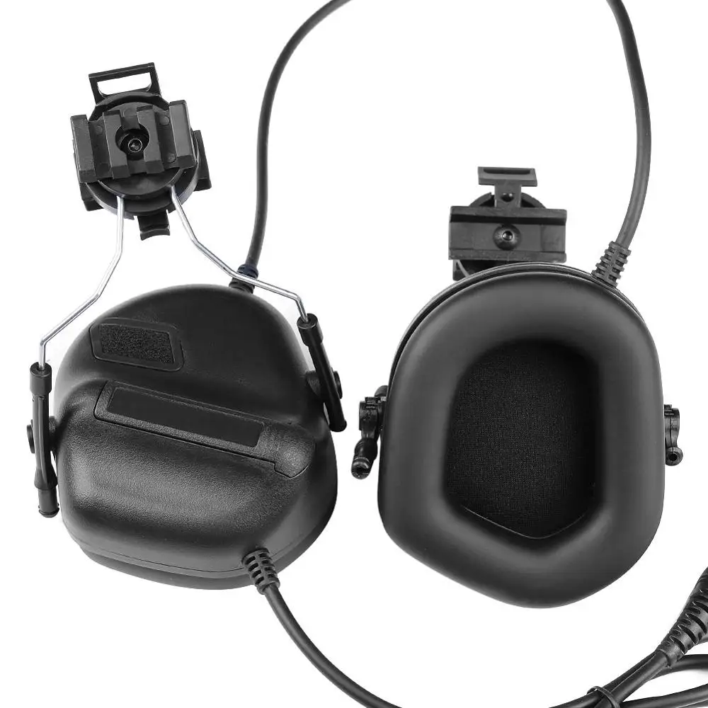 Tactical Headset Military Helm Kopfhörer mit Helm Rail Adapter Peltor ...