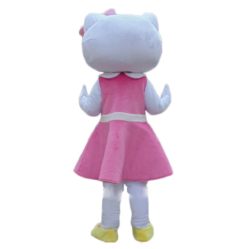 Hello Kitty Cute Fancy Dress cat Mascot Costume Cartoon Character Adult ...