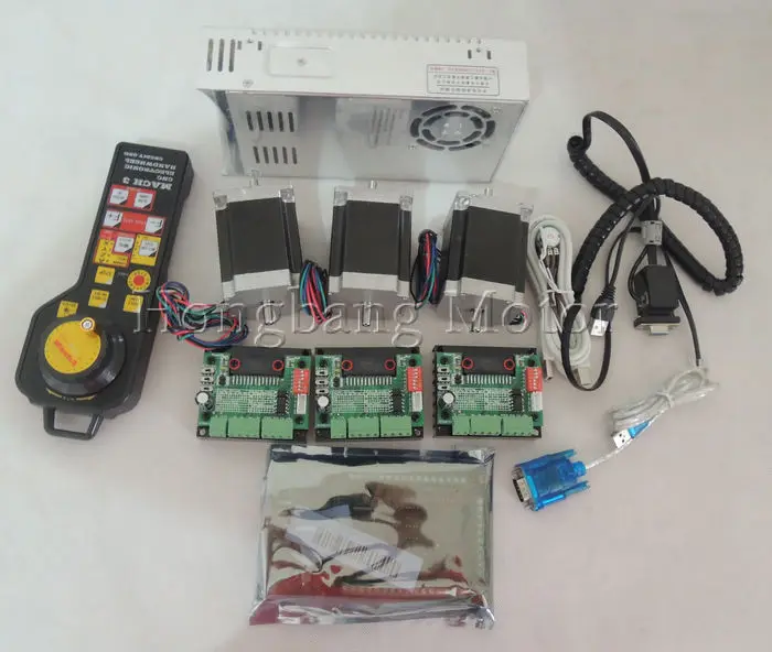 Mach3 USB CNC Router Kit 3 Axis, 3 stks stappenmotor driver + mach3 USB ...