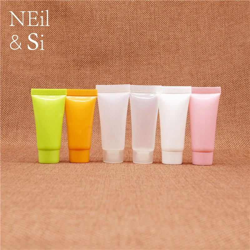 5ml Plastic Cosmetic Lotion Bottle Small facial Cleanser Cream Sample ...