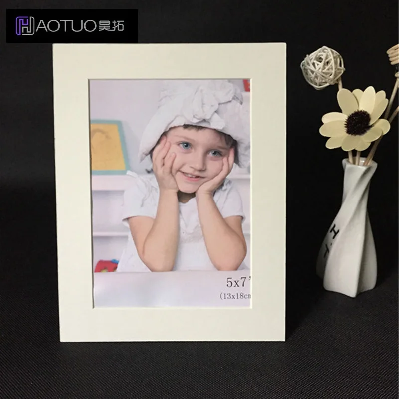 5x7" Strut Mount Cream Cardboard Strut For 7 inch Picture|photo mats ...