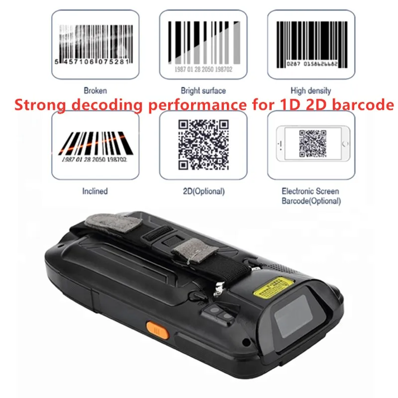 Android 2d Barcode Scanner Industrial Warehouse Inventory Pda Bluetooth ...