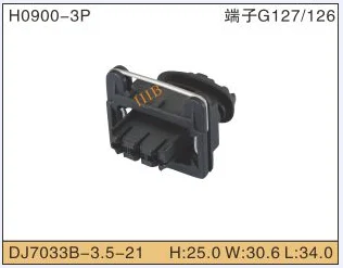 Conjunto 5 3 p Linha Terminal de Terminais de Auto Fio Elétrico Automóvel Automotivo À Prova D ...
