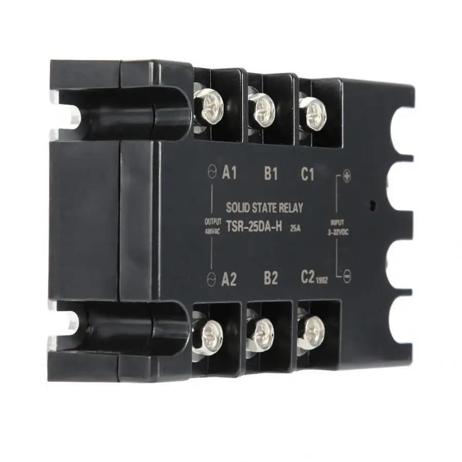 Relay Module 3-32V DC To 24-480V AC TSR-25DA-H 10A Three-phase Solid ...