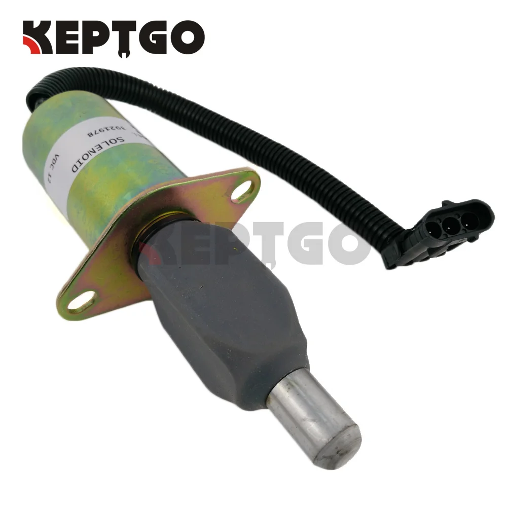 3921978 Shutoff Solenoid 12V For Cummins 6CT/6CTA 8.3 3918600 TJG130805 ...