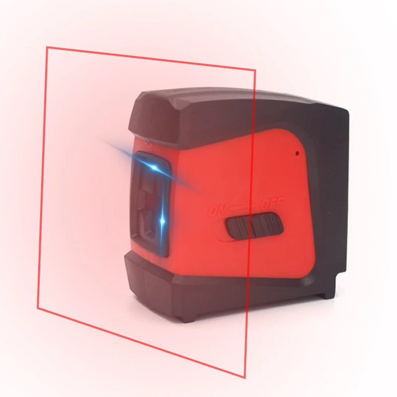 ACUANGLE-Nivel láser rojo A8842, herramienta de nivelación rotativa 360 ...