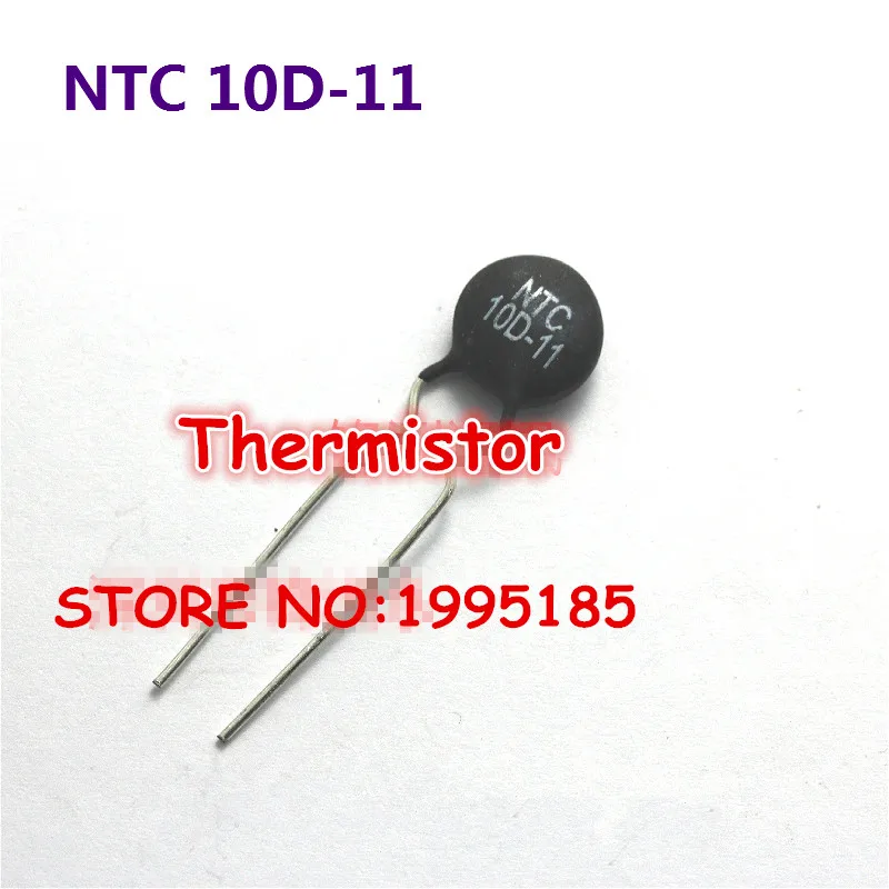 20PCS/LOT NTC 10D11 10D 11 thermistor Negative temperature resistance ...