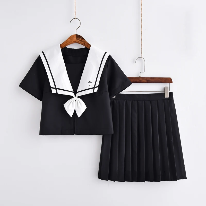 Preppy Style Japanese School Uniform Kawaii Girls Sailor Uniform Cute ...