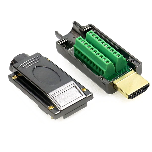 1Pcs-HDMI-Adapter-Signals-Terminal-Breakout-Metal-Case-DIY-No-Need-Weld ...