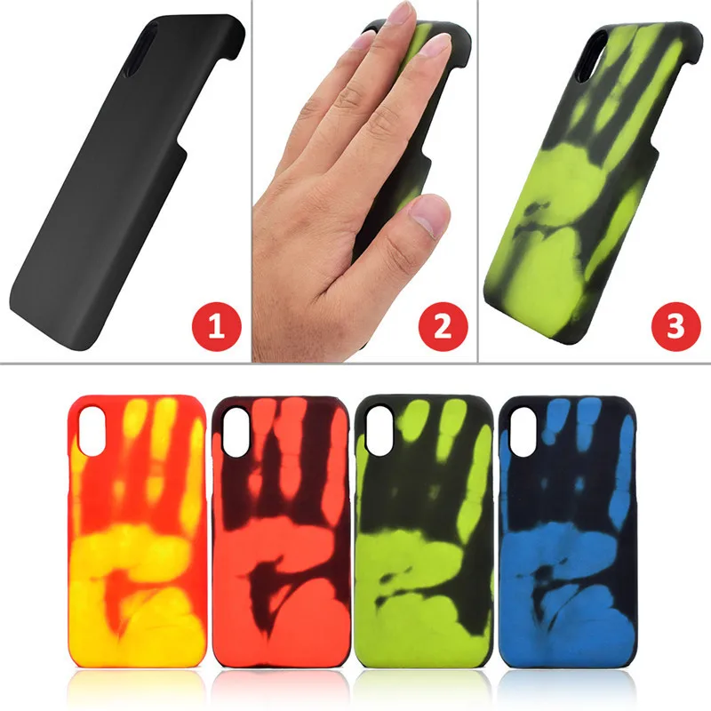 for iPhoneX Thermal Sensor Phone Cases Temperature Sensing Mobile Phone ...