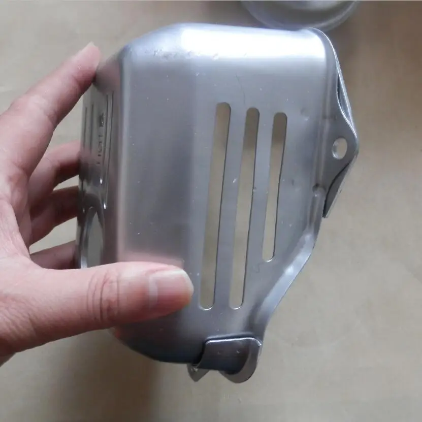 GCV160 EXHAUST MUFFLER / COVER ASSEMBLY FITS HONDA GCV135 GC135 GC160 ...