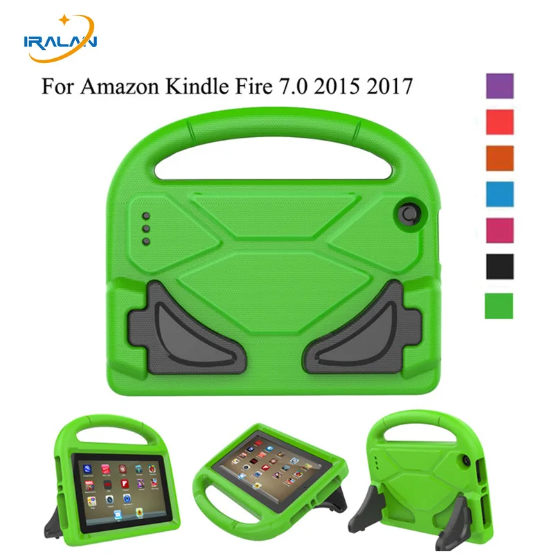 Kids Shockproof Stand Handle EVA Cover For Amazon kindle fire HD7 2015 ...