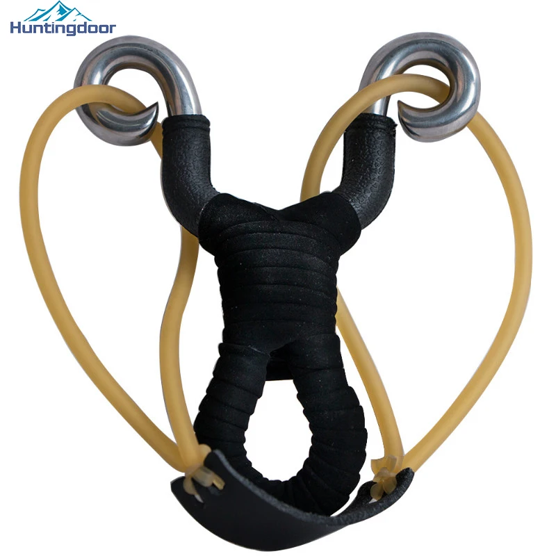Professional Powerful Stainless Steel Slingshot Hunting Shooting Sling ...