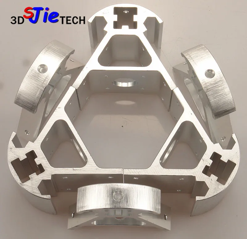 Reprap Kossel Frame For 2020 Aluminum Profile All Metal Corner Fitting ...