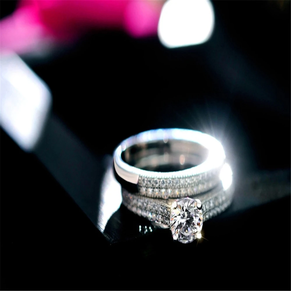 Wedding ring genuine fashion special offer romantic personality ...