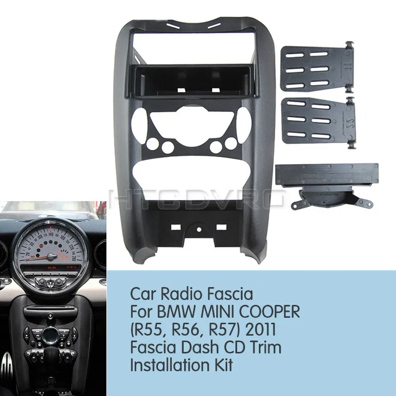YMODVHT 173*98MM Car Radio Fascia for BMW Mini Cooper(R55, R56, R57 ...