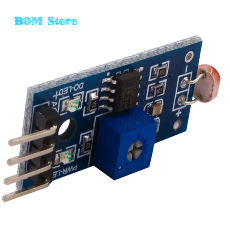 86021 Free shipping 5pcs Optical sensitive Resistance Sensor Module ...