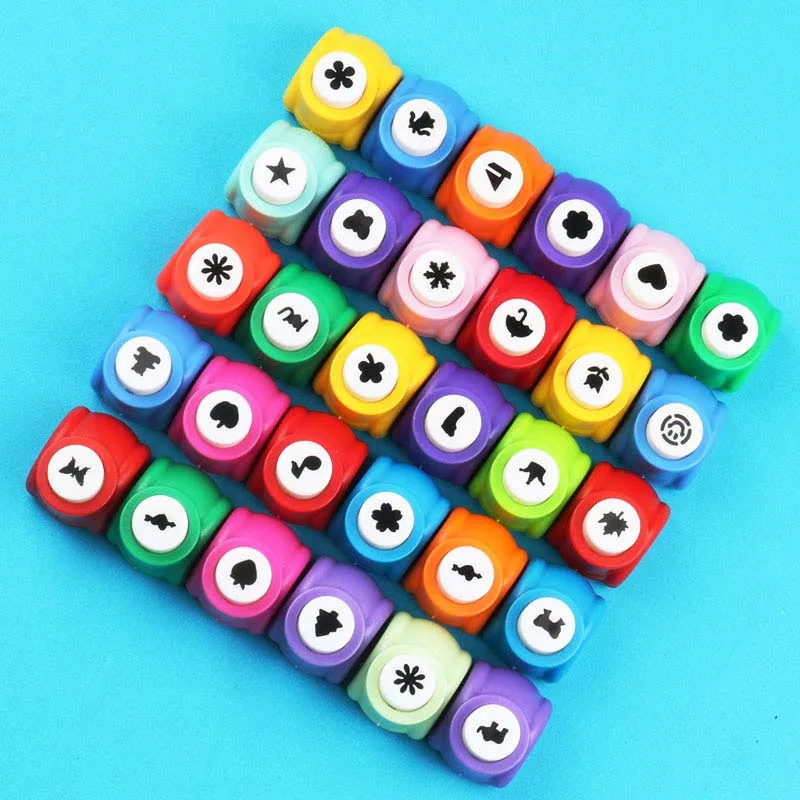 12PCS Kids Toy Stamp Child Mini Printing Paper Hand Shaper Stamp Mold ...