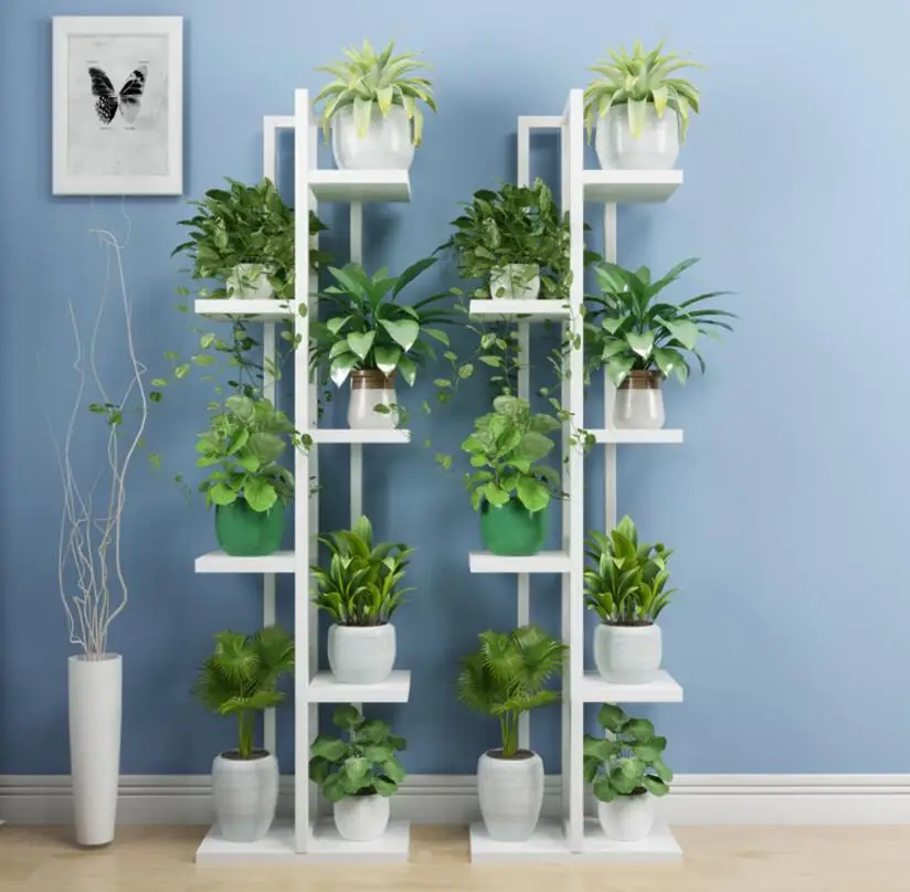 Цветочная полка в гостиной, Многоэтажный интерьер, специальная цена и ...