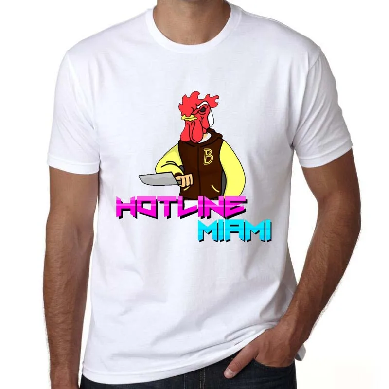 mens summer clothes 2017 hotline miami design shirts prints hotline ...