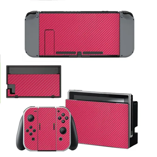 Pure Color White Red Decal Vinyl Skin Sticker for Nintendo Switch NS ...
