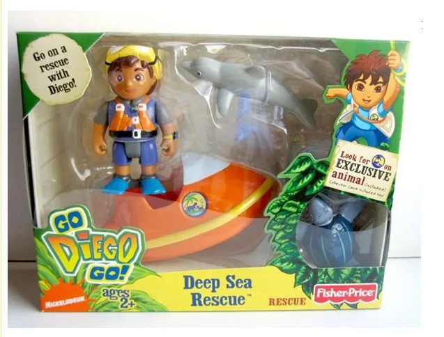 Free shipping kids popular cartoon TV program GO DIEGO GO! Deep sea ...