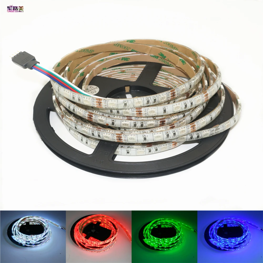 100-meters-DC12V-5m-roll-5050-RGB-LED-Strip-Light-60LED-M-300LEDs-IP20 ...